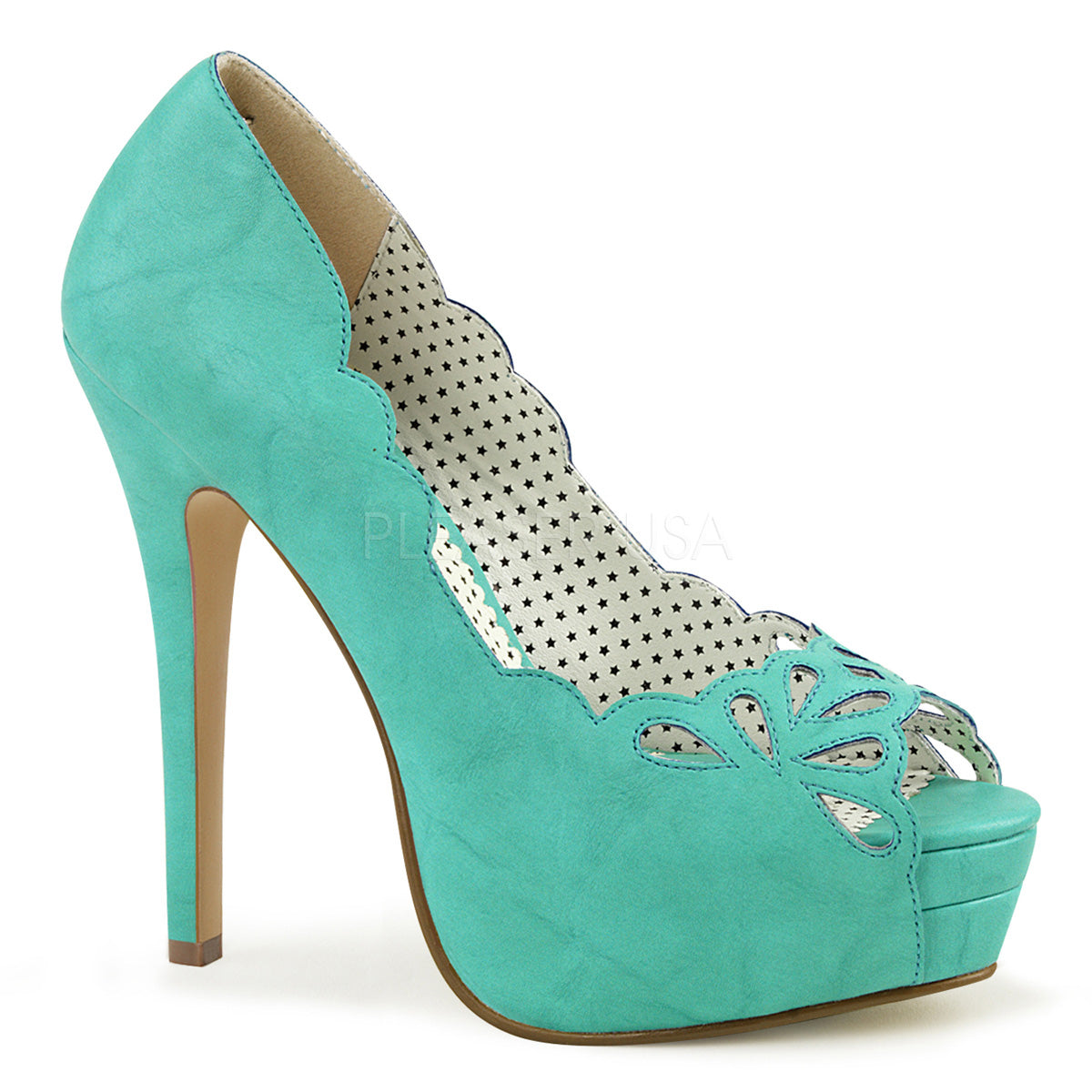 BELLA-30 Teal Faux Leather – highheels.com.au